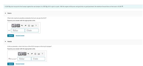 Solved Part Awhat Is The Maximum Possible Acceleration The