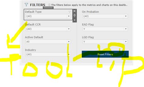 Required To Add Tooltip For Filters