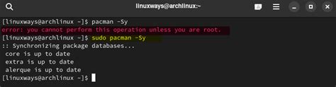 How To Update Arch Linux LinuxWays
