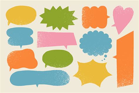 분필 연필 말풍선 낙서 세트 크레용 통신 프레임 스케치 스타일의 만화 이야기 풍선 그런 지 질감 손으로 그린 벡터 일러스트 레이 션 0명에 대한 스톡 벡터 아트 및 기타