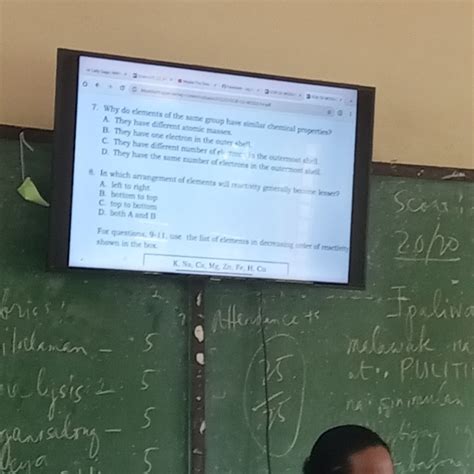 Why Do Elements Of The Same Group Have Similar Chemical Properties A Th