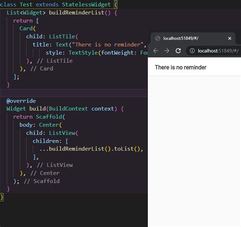 Flutter List Of Widget Does Not Show On Screen Stack Overflow