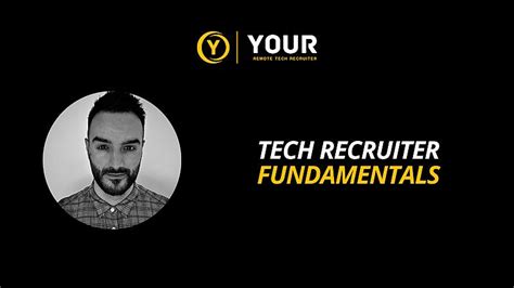 Your Remote Tech Recruiter On Linkedin Tech Recruiter Fundamentals Course