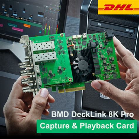 Dhl Blackmagic Bmd Decklink 8k Pro Video Capture Playback Card Quad Link 12g Sdi Spw Industrial