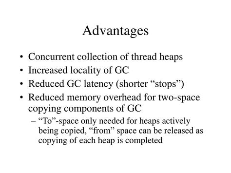 Ppt Thread Specific Heaps For Multi Threaded Programs Powerpoint