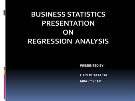 Regression Analysis Pdf Regression Analysis Pdf