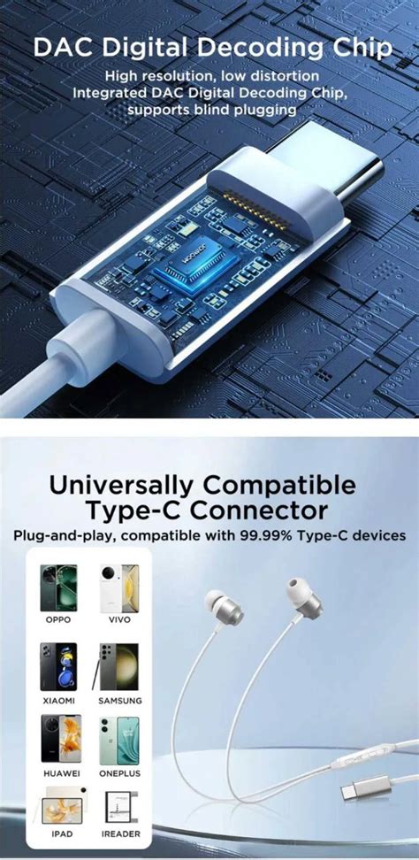 Joyroom Jr Ec Type C Metal In Ear Wired Earphone Gadstyle Bd