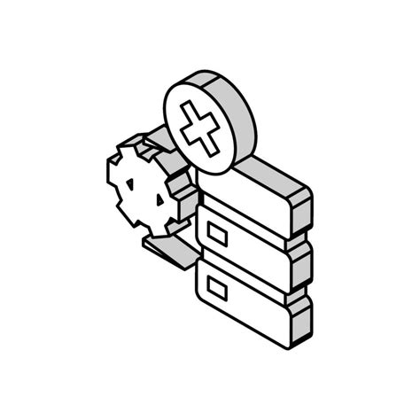 Debugging Servers Isometric Icon Vector Illustration 39307417 Vector