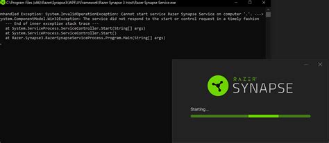 Synapse 3 Service Will Not Start Error 1053 Razer Insider