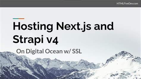 Hosting Nextjs And Strapi V4 Plesk Ssl Dns Nginx Shell Script Automation Youtube