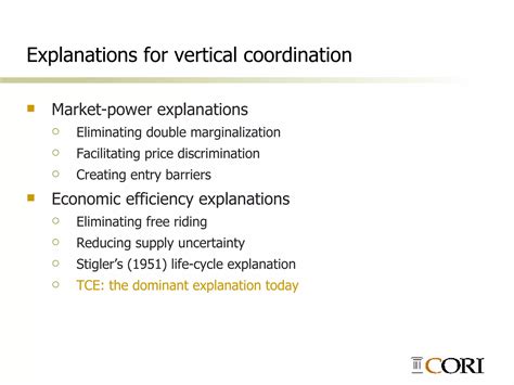 Transaction Cost Economics Ppt