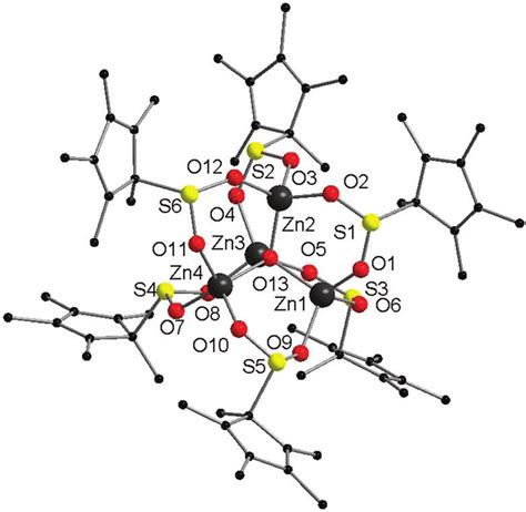Molecular Structure Of [zn 4 O 2 Scp 6 O]Á1 5 C 5 H 12 2Á1 5 C 5