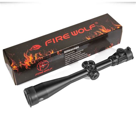Fire Wolf 10 40x50 E Scope Long Range Riflescope Side Wheel Parallax