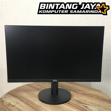 Jual Monitor LED AOC B HM Inch FHD Hz Ms HDMI VGA Shopee Indonesia