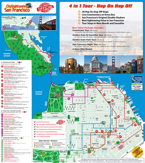 California San Francisco Hop On Hop Off Bus Tour Big Rock Travel Boutique Travel Agency