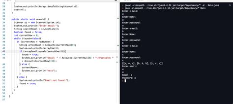 java problem when searching for a value in a 2d array stack overflow