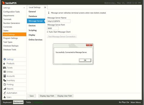 Message Server Connection Error Using Android Tablet V5 Question