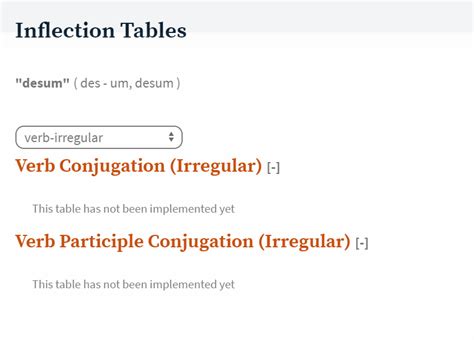 Desum Doesnt Match Dēsum Inflection Data · Issue 276 · Alpheios