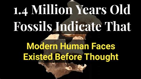 1 4 Million Year Old Fossils Indicate That Modern Human Faces Existed