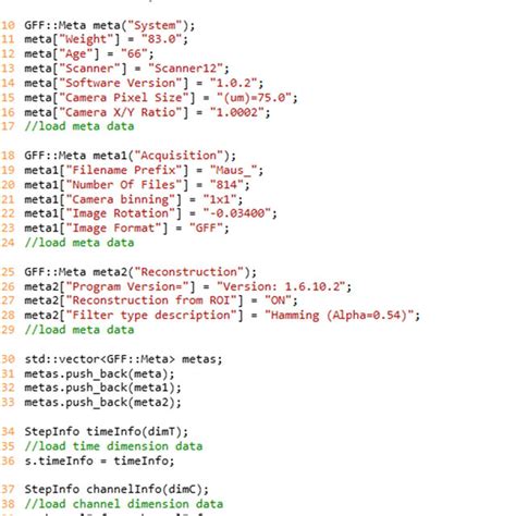 usage example of new format a c class bstructure5d is defined to