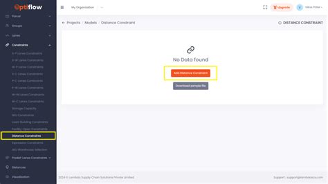 Distance Constraint Lambda Scs