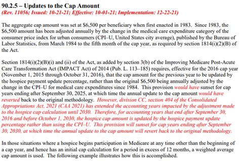 Manual Updates For Clarification On The Election Statement Addendum And Extension Of The Hospice