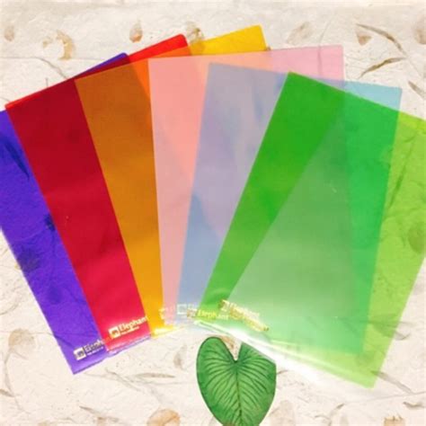 🌸แฟ้มซองพลาสติก แฟ้มสอด 1 ช่อง ตราช้าง Elephant Plastic Folder 405 A4🌸 Shopee Thailand