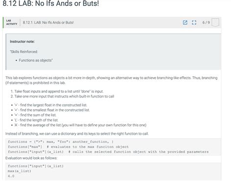 Solved 8 12 LAB No Ifs Ands Or Buts LAB ACTIVITY 8 12 1 Chegg Com