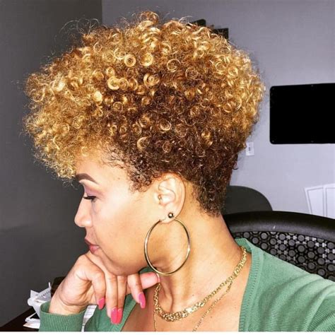Short Tapered Natural Hairstyles For Black Women