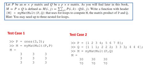 Solved Let P Be An M X P Matrix And Q Be A Pxn Matrix As Chegg Com
