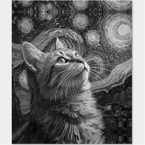 Van Gogh Cat Cute Cats Kitty Cats Van Gogh Cat Cute Cats Kitty