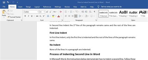 How To Indent Second Line In Word Enjoytechlife
