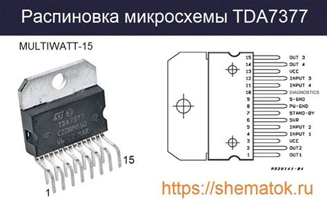 Микросхема TDA7377: характеристики, datasheet, схема усилителя, аналог