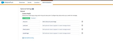 customize push notification functionality for ios apps push messaging