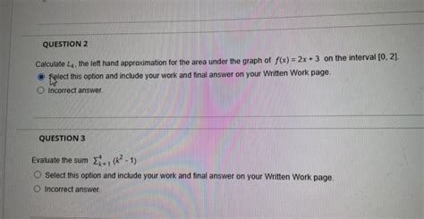 Solved Calculate L The Left Hand Approximation For The Chegg Com
