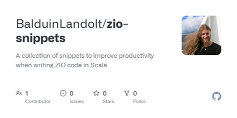 GitHub BalduinLandolt Zio Snippets A Collection Of Snippets To Improve Productivity When