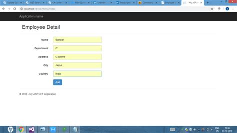 Crud Operations Using Aspnet Mvc And Mongodb