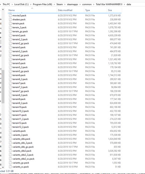 Total War Warhammer 2 Desync Issue Delete All Pack Files That You Do Not See Here Part 22