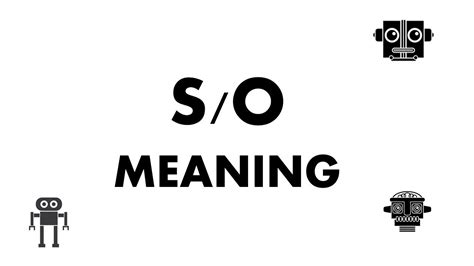 SO Meaning YouTube