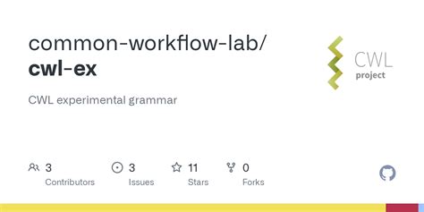 Github Common Workflow Labcwl Ex Cwl Experimental Grammar