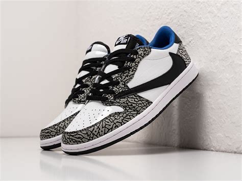 Купить Кроссовки Nike Air Jordan 1 Low x Travis Scott цвет Разноцветный ...