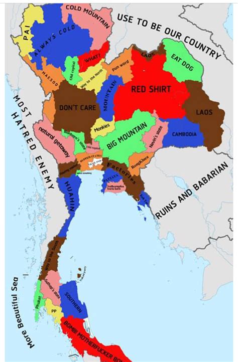 แผนที่ประเทศไทยที่ฝรั่งทำขึ้น มหาวิทยาลัยประชาชน Facebook
