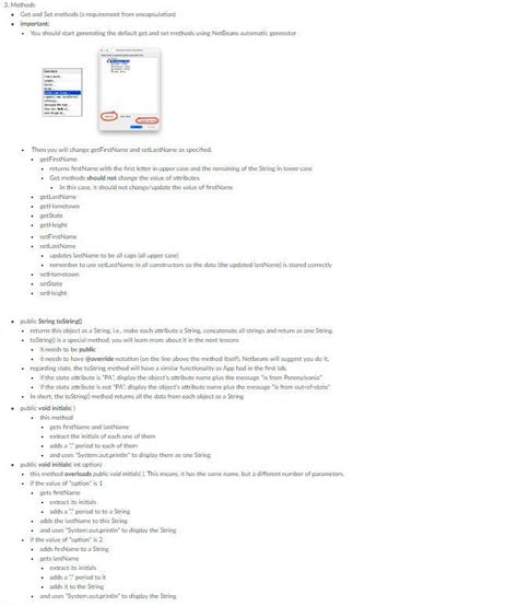 Solved Encapsulation In This Lab You Will Start Using