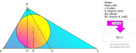 Antonio Gutierrez On Twitter Prove Geometry Problem 789 Right Triangle Altitude Angle
