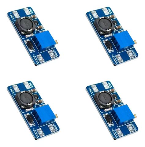 4x Conversor Regulador De Tensão Step Up Mt3608 Step Up Nf E