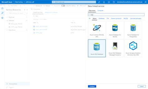 Linked Services In Azure Data Factory Cathrine Wilhelmsen