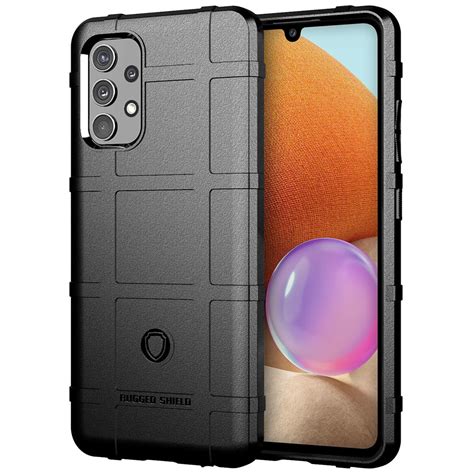 Anti Shock Texture Tough Case For Samsung Galaxy A G Black