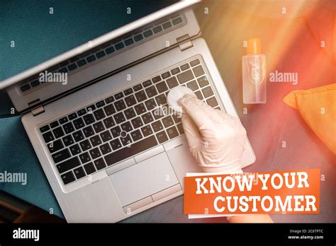 Writing Note Showing Know Your Customer Business Concept For The Idea Of Business
