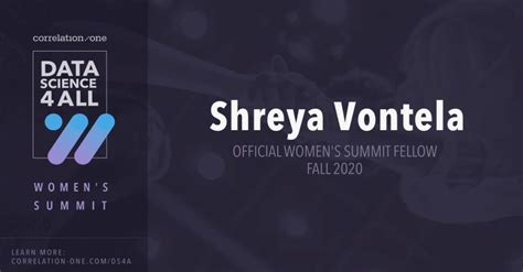 Shreya Vontela On Linkedin Ds4a Datascience