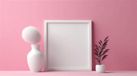 모형 삽화를 위한 빈 흰색 프레임이 있는 깨끗하고 단순한 3d 배경 배경 모형 배경 프레임 흰색 프레임 배경 일러스트 및 사진 무료 다운로드 Pngtree